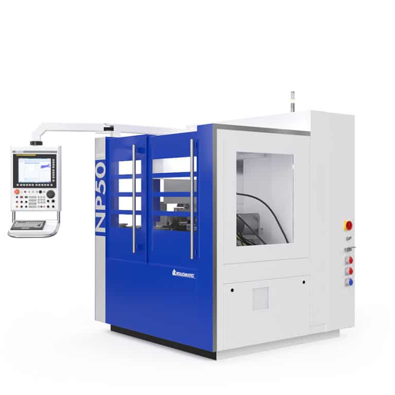 ShapeSmart NP50 | 4-Axis Pinch and Peel Grinding | Rollomatic USA